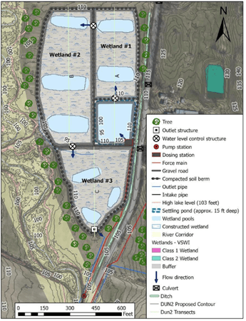 Studying the feasibility of a “treatment train” to remove phosphorus ...